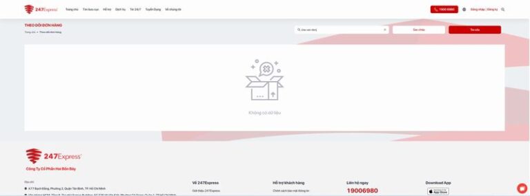247Express | Tra cứu đơn hàng bằng mã vận đơn 247 Express